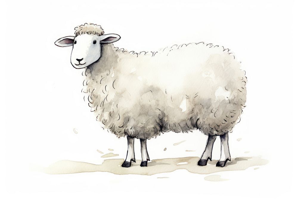 Sheep livestock cartoon animal. AI | Premium Photo Illustration - rawpixel