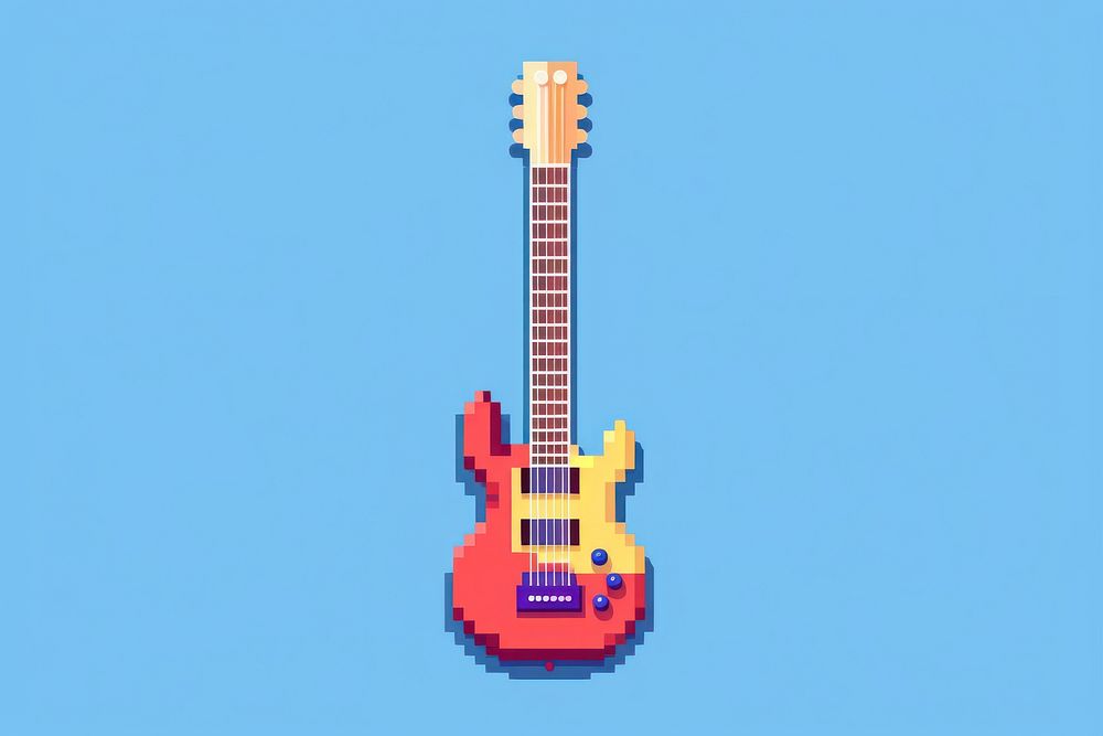 Cute guitar performance technology amplifier. | Free Photo Illustration ...