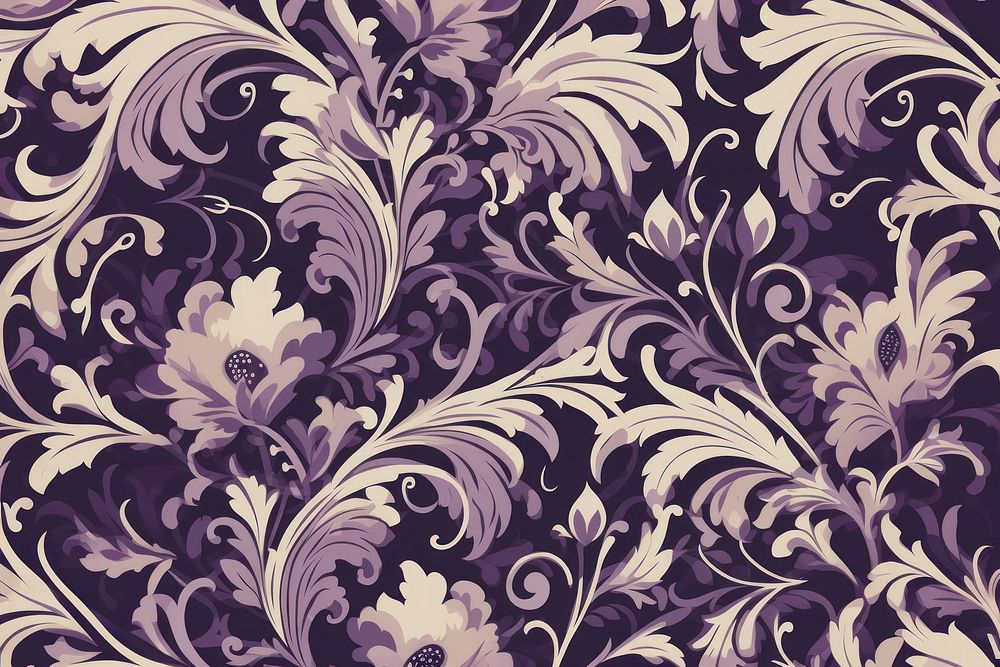 Vintage pattern muted purple art | Premium Photo Illustration - rawpixel