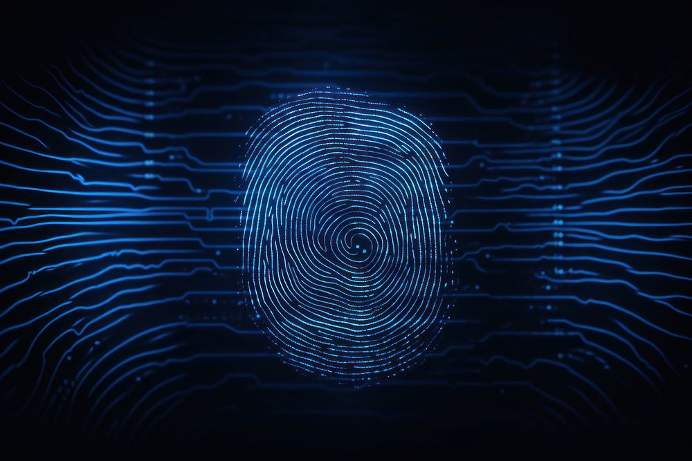 Fingerprint technology backgrounds cyberspace. | Free Photo - rawpixel