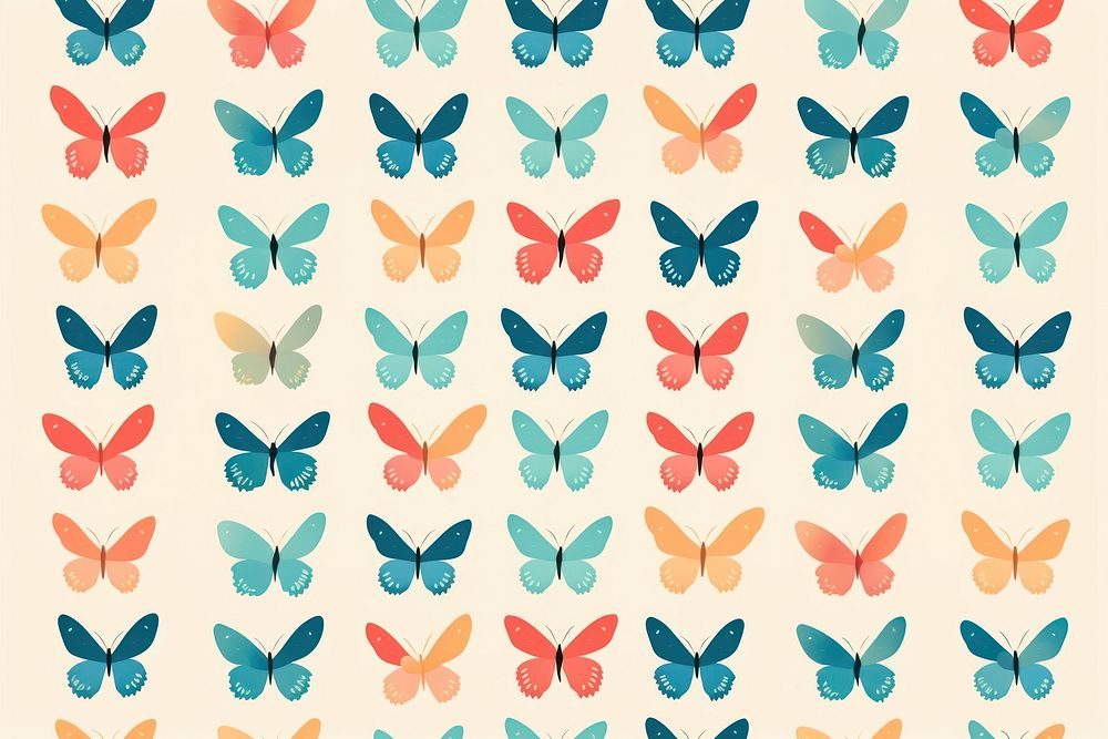 Butterfly pattern backgrounds creativity. AI | Premium Photo Illustration - rawpixel