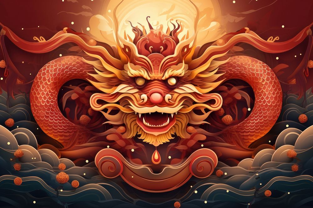 Dragon Chinese representation creativity. AI | Free Photo Illustration ...