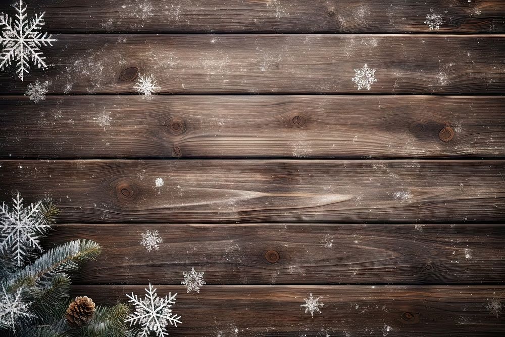 Minimal christmas background snowflake wood | Free Photo - rawpixel