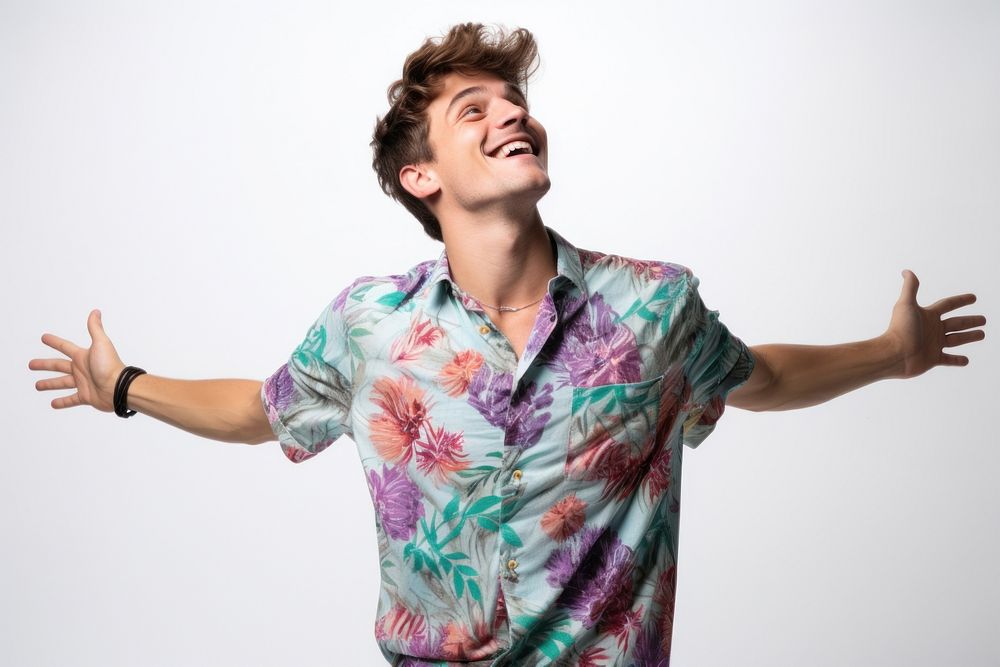 Happy trans laughing shirt head. | Premium Photo - rawpixel