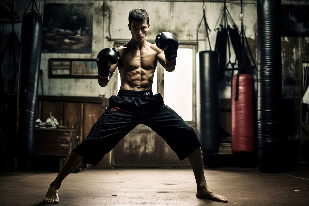 Kick boxing training sports adult | Premium Photo - rawpixel