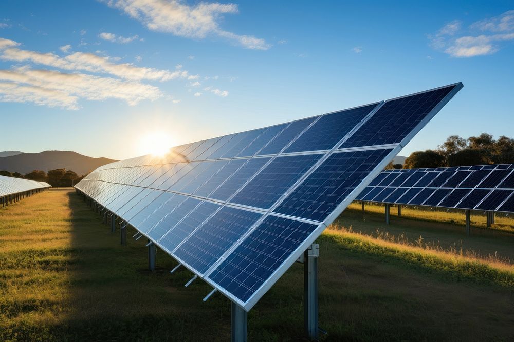 Solar panels sunlight outdoors environmentalist. | Premium Photo - rawpixel