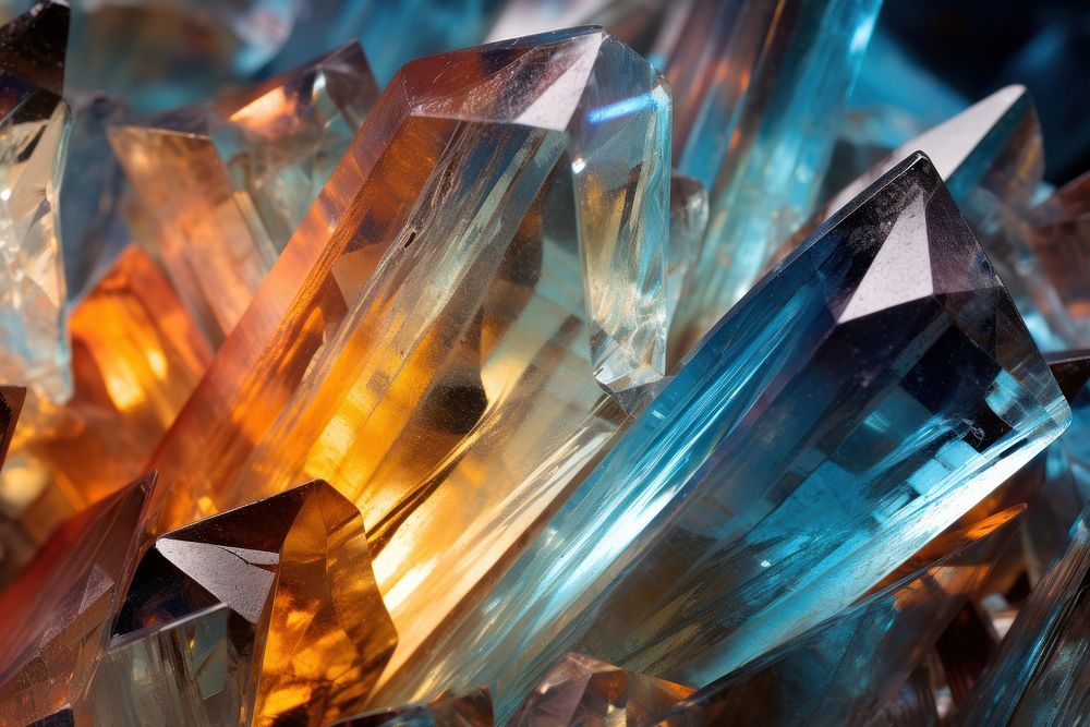 Crystal texture crystal gemstone mineral. | Free Photo - rawpixel