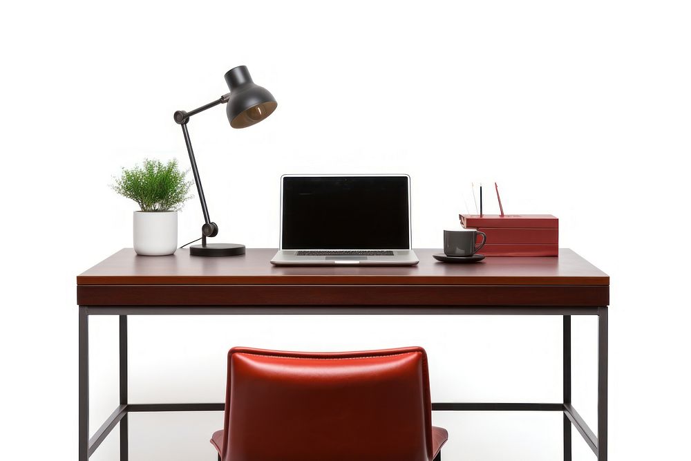 Office desk space furniture computer | Free Photo - rawpixel