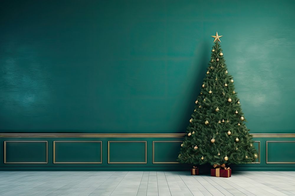 Christmas tree christmas plant wall. | Free Photo - rawpixel