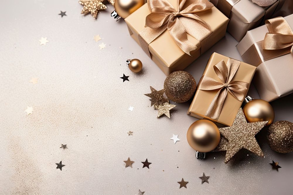 Christmas gifts backgrounds decoration transportation | Premium Photo ...