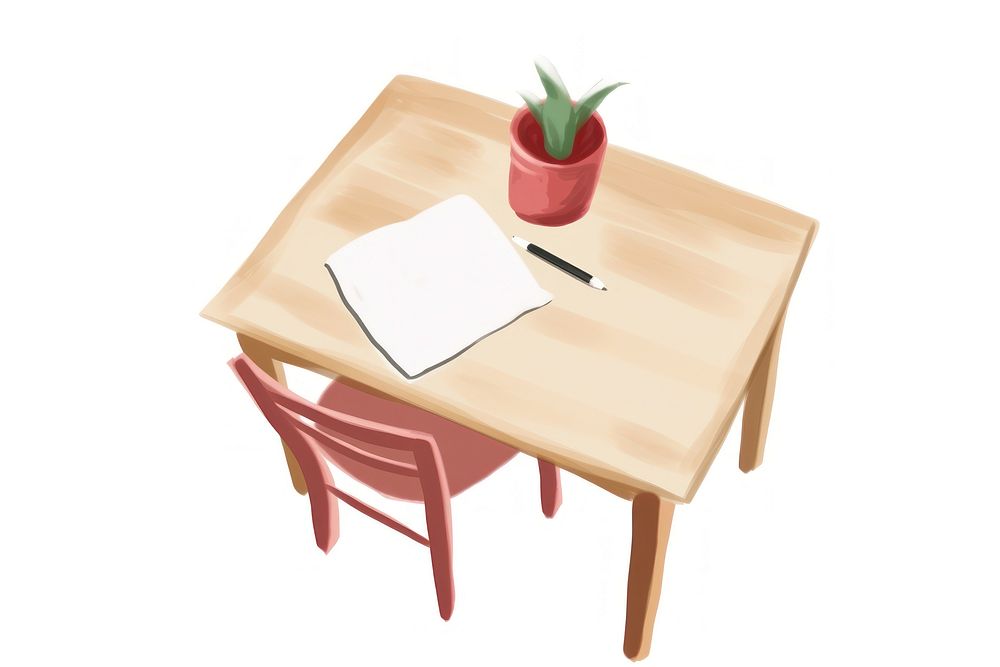 Table pen furniture pencil. AI | Free Photo Illustration - rawpixel