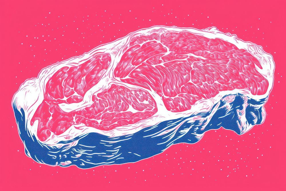 Meat beef painting science. AI | Free Photo Illustration - rawpixel