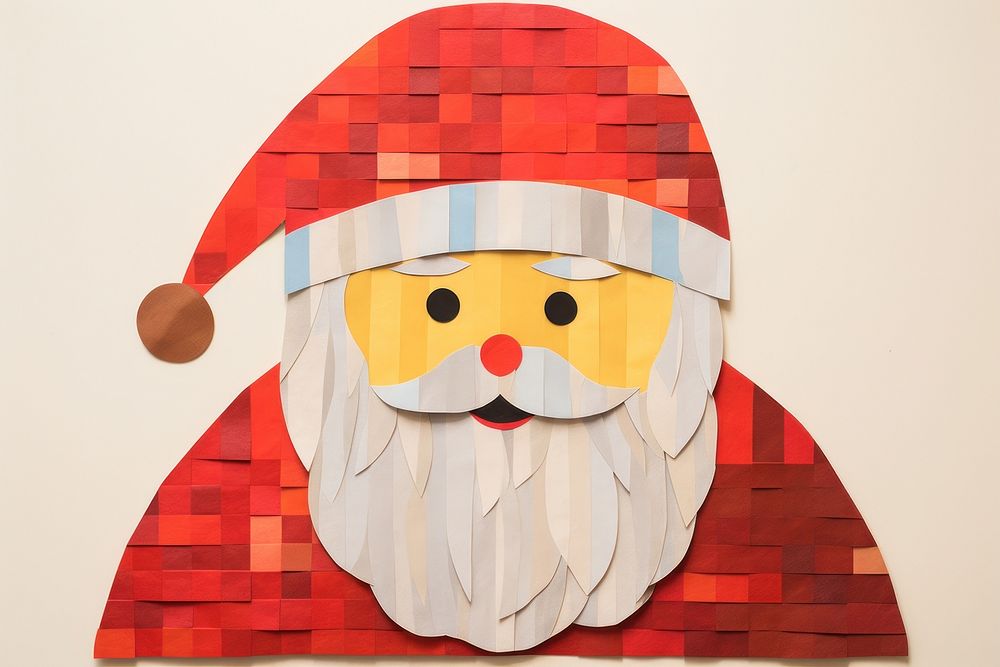 Santa art pattern drawing. | Free Photo Illustration - rawpixel