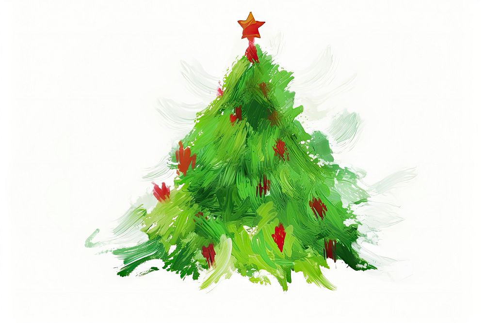 Christmas tree decoration drawing | Premium Photo Illustration - rawpixel