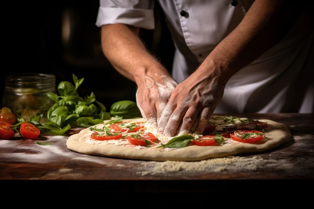 Creating pizza cooking food chef. | Premium Photo - rawpixel
