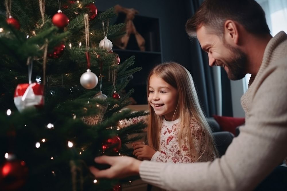 Put star christmas tree tradition | Free Photo - rawpixel