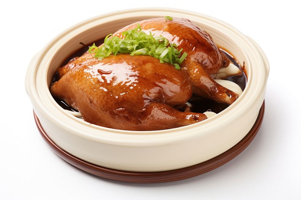 Whole duck stewed plate food | Free Photo - rawpixel