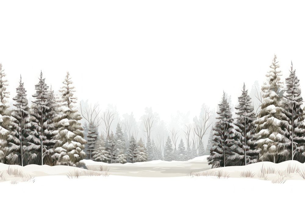 Winter forest landscape outdoors. AI | Premium Photo Illustration ...