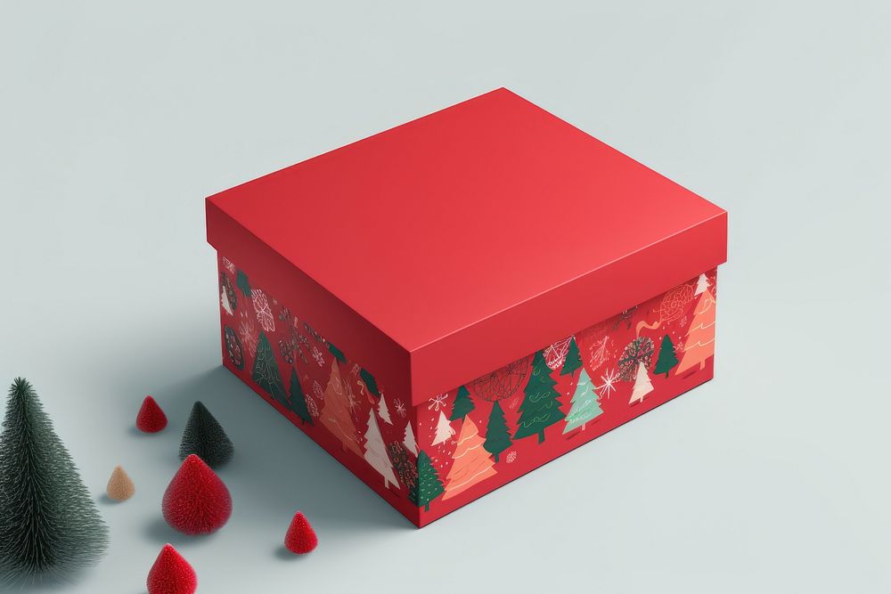 Christmas package box celebration decoration | Free Photo - rawpixel