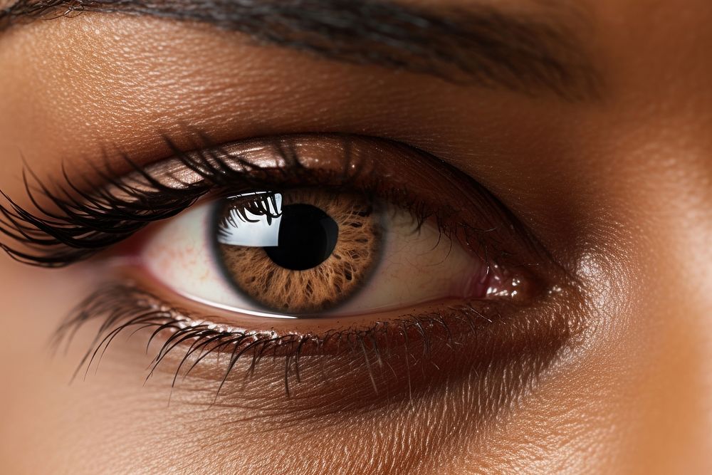 Adult brown skin eye. AI | Free Photo - rawpixel