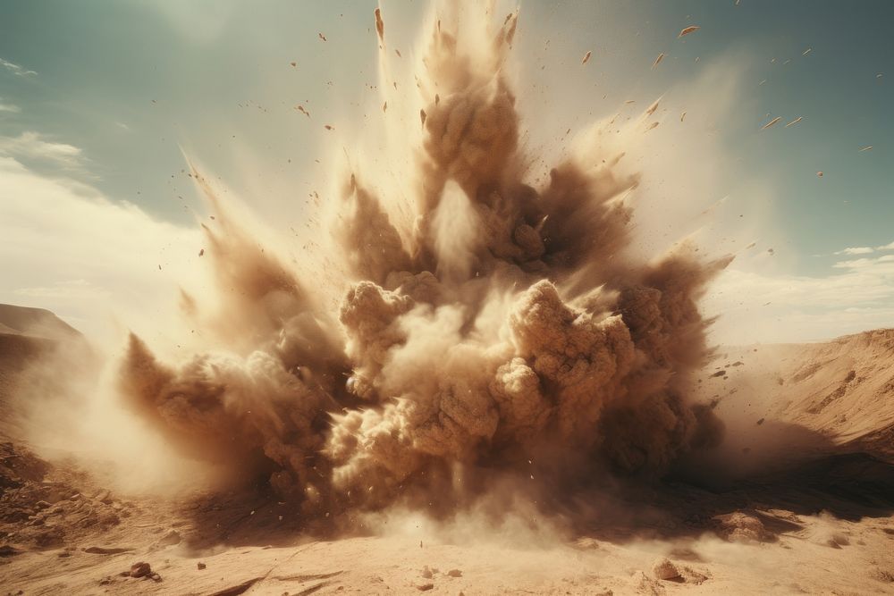 Dirt particles explosion outdoors nature. | Free Photo - rawpixel