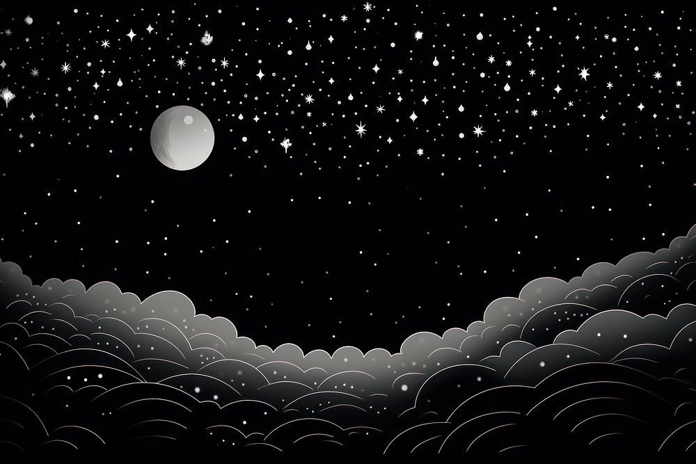 Moon backgrounds astronomy outdoors. | Premium Photo Illustration ...