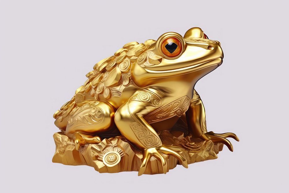 Golden frog amphibian wildlife animal. | Free Photo - rawpixel