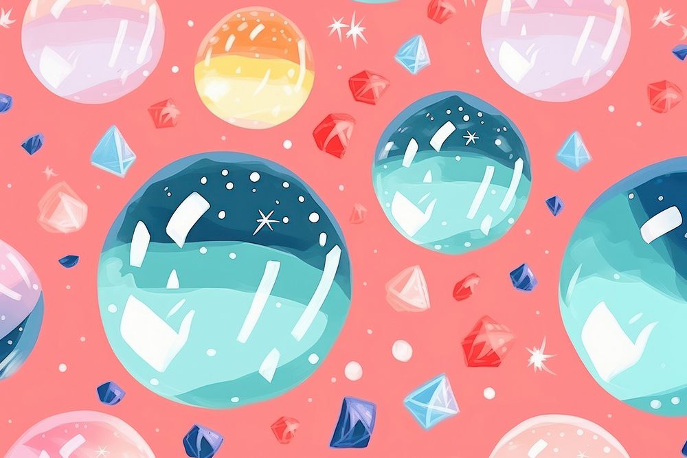 Magic crystal ball pattern backgrounds | Premium Photo Illustration ...