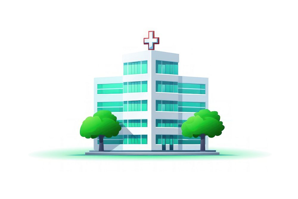Hospital architecture building diagram | Free Photo Illustration - rawpixel