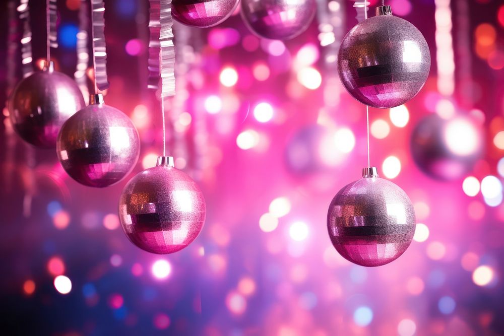 Christmas sphere party disco. | Free Photo - rawpixel