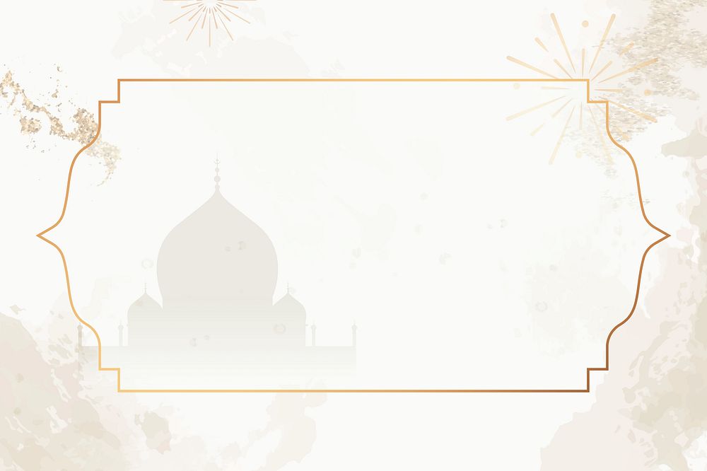 Beige Indian frame background, Diwali | Free Photo Illustration - rawpixel