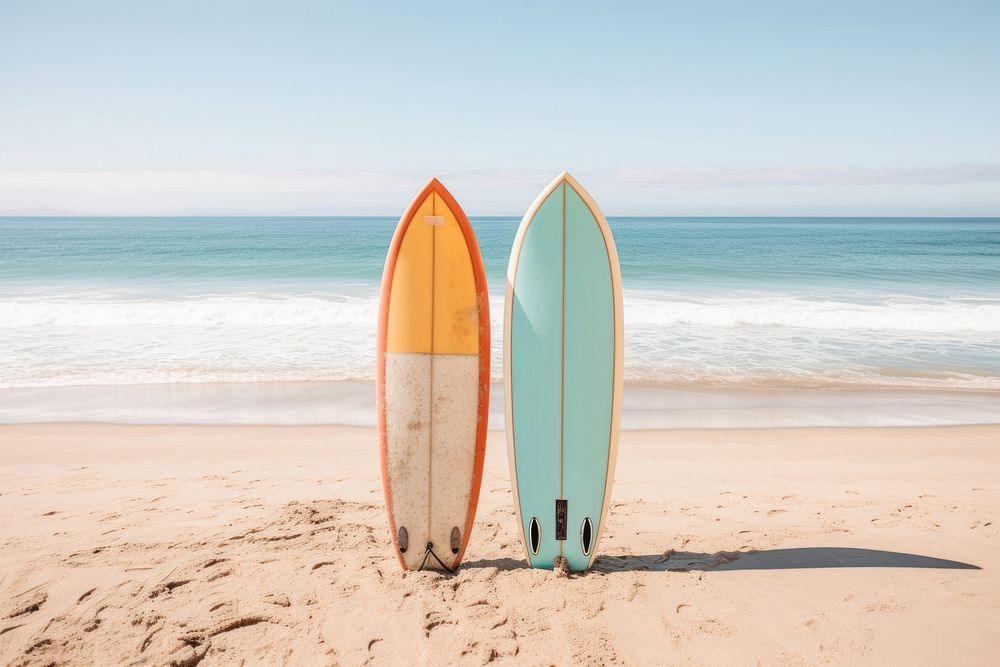 Surfboards outdoors surfing nature. AI | Premium Photo - rawpixel