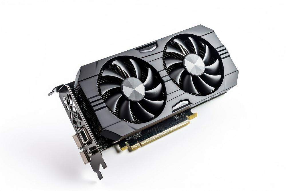 VGA graphic Card white background | Free Photo - rawpixel