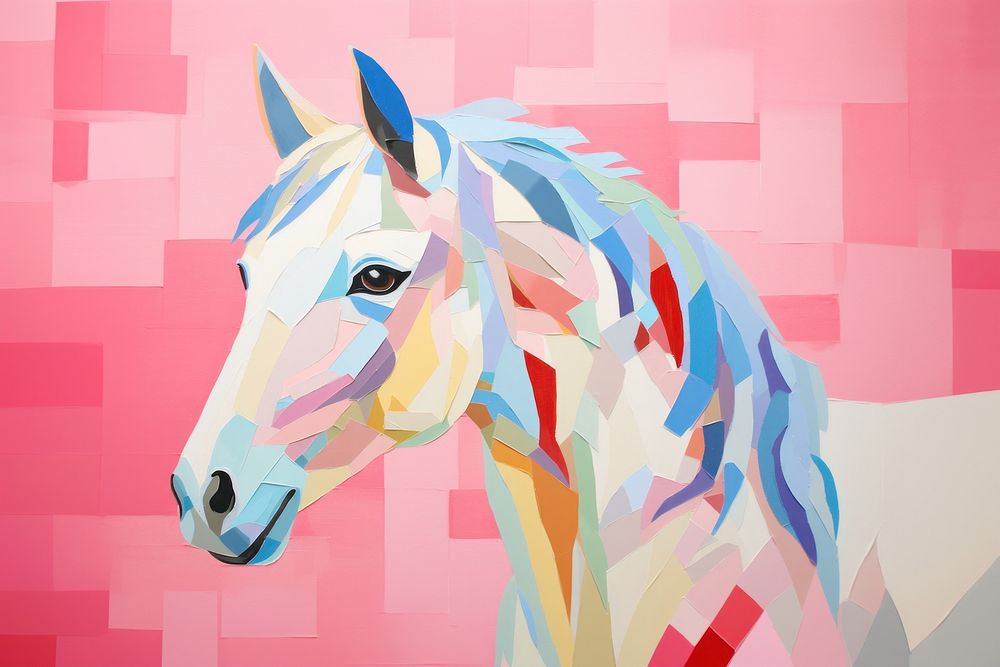 Horse art painting animal. AI | Free Photo Illustration - rawpixel