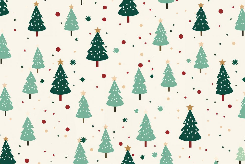 Christmas tree pattern backgrounds wallpaper. | Free Photo Illustration ...