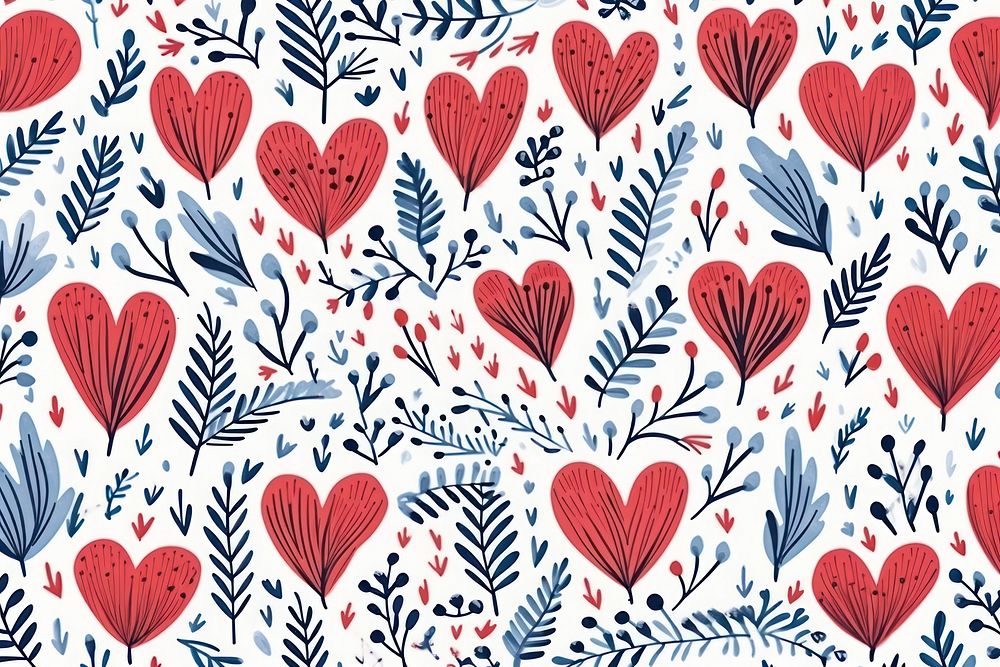 Symmetrical heart pattern backgrounds creativity. | Premium Photo ...