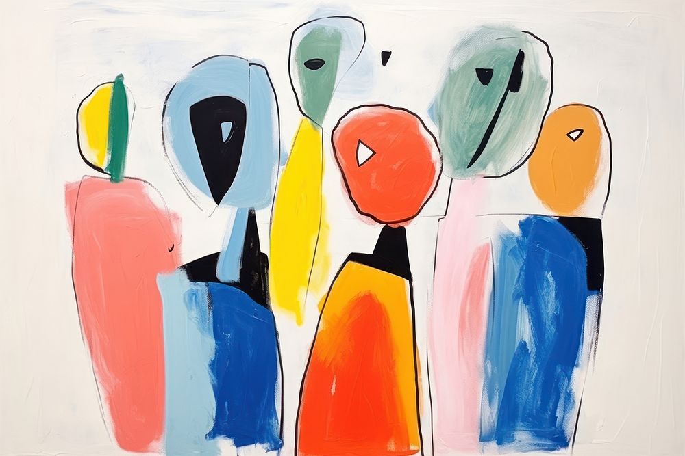 family group hug art painting | Premium Photo Illustration - rawpixel