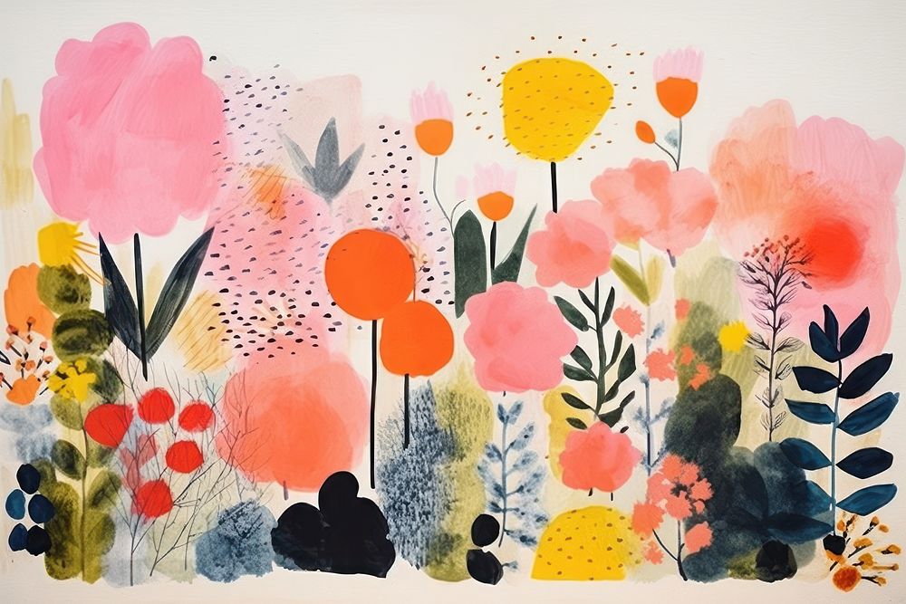Garden art abstract painting design | Premium Photo Illustration - rawpixel