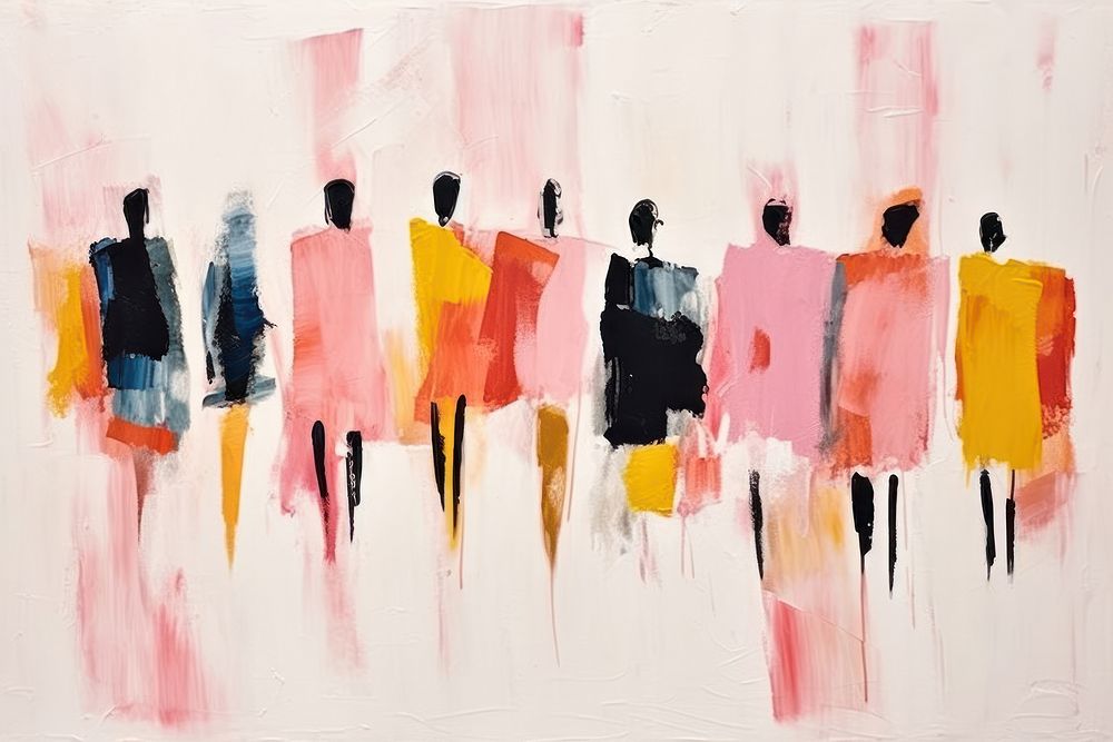 People art painting abstract | Premium Photo Illustration - rawpixel