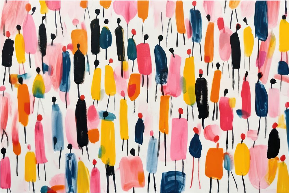 People art abstract painting | Premium Photo Illustration - rawpixel