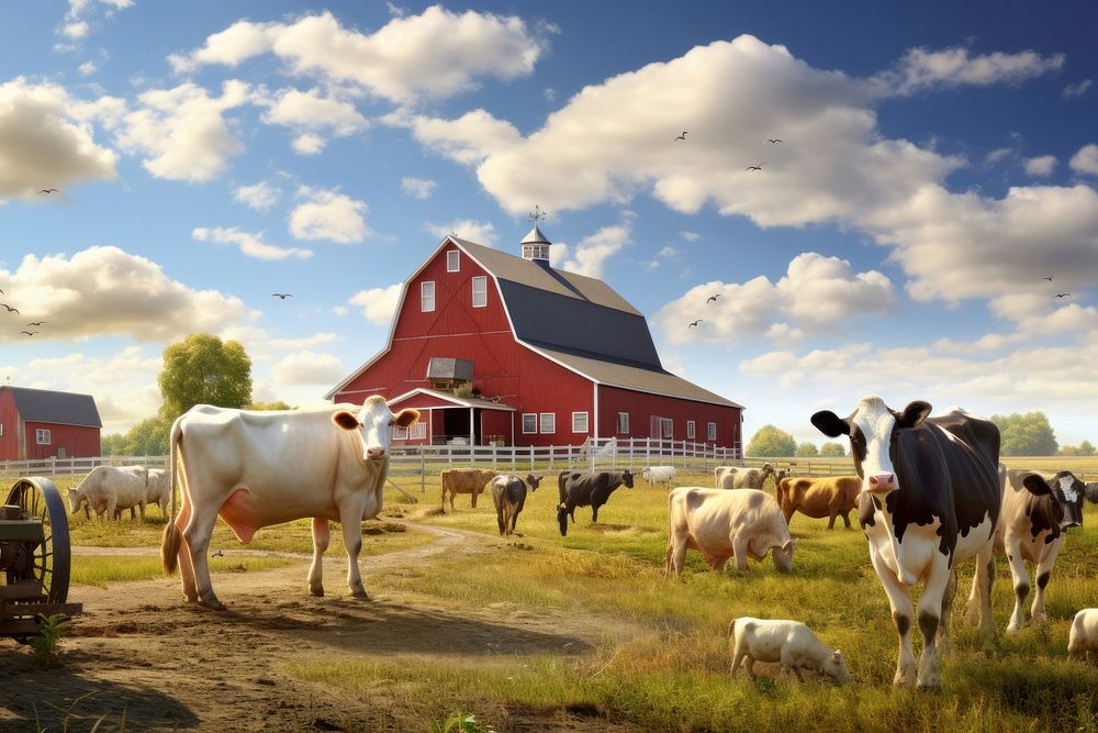 Livestock farm architecture outdoors. | Premium Photo - rawpixel