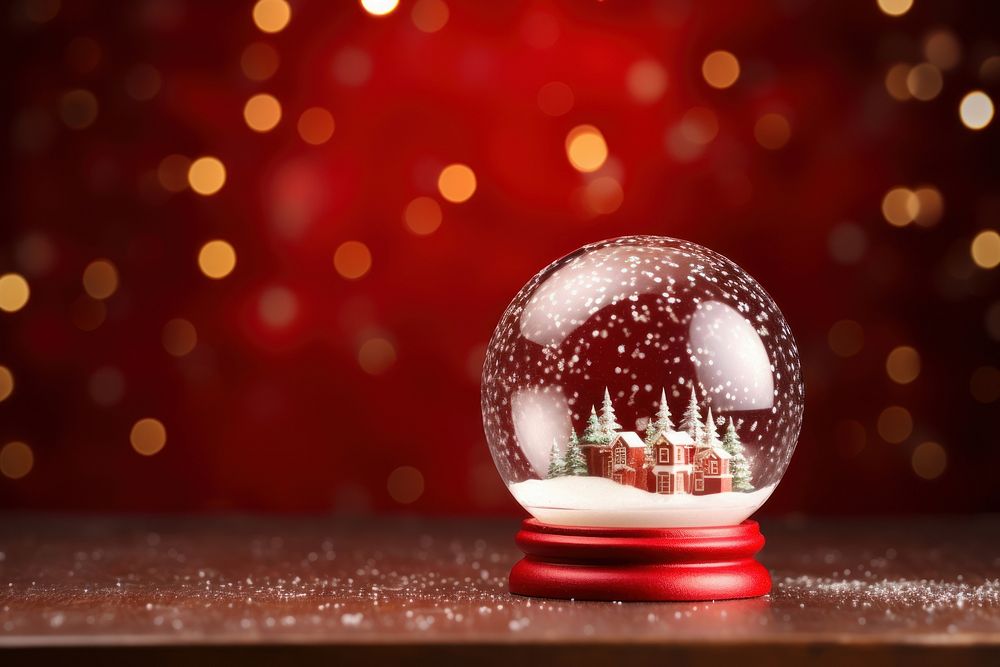 Glass snow globe christmas glass | Premium Photo - rawpixel