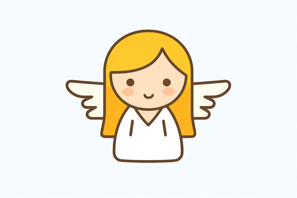 Angel cartoon angel representation. AI | Premium Photo Illustration ...