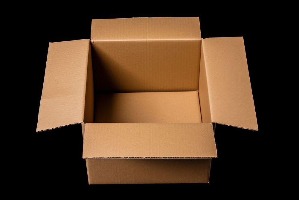 Cardboard box darkness carton black. | Free Photo - rawpixel