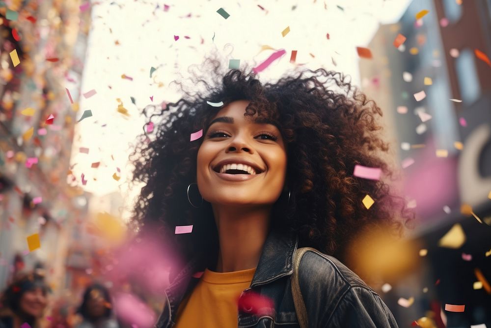African american woman celebration laughing | Free Photo - rawpixel