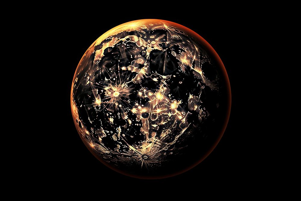 Total eclipse astronomy sphere planet. | Free Photo - rawpixel