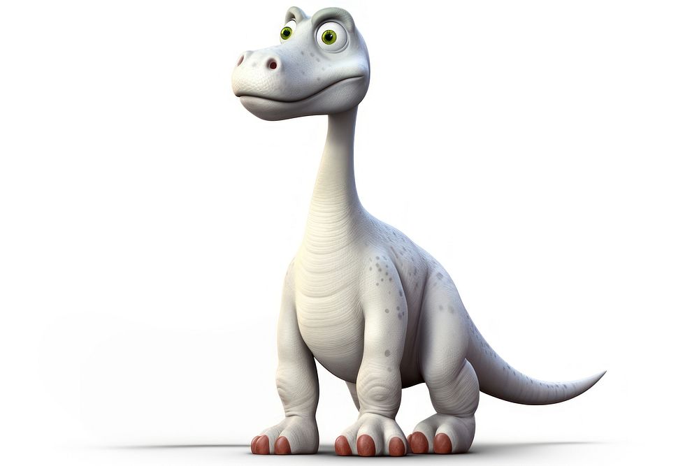 Andesaurus 3d cartoon realistic dinosaur | Premium Photo Illustration ...