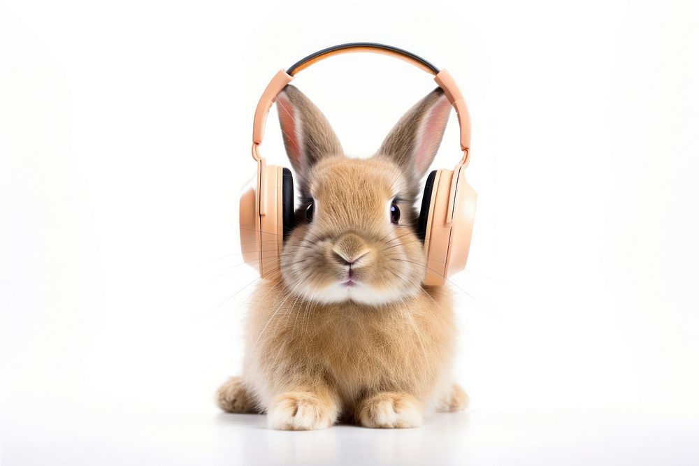 Headphones rodent mammal animal. AI | Premium Photo - rawpixel