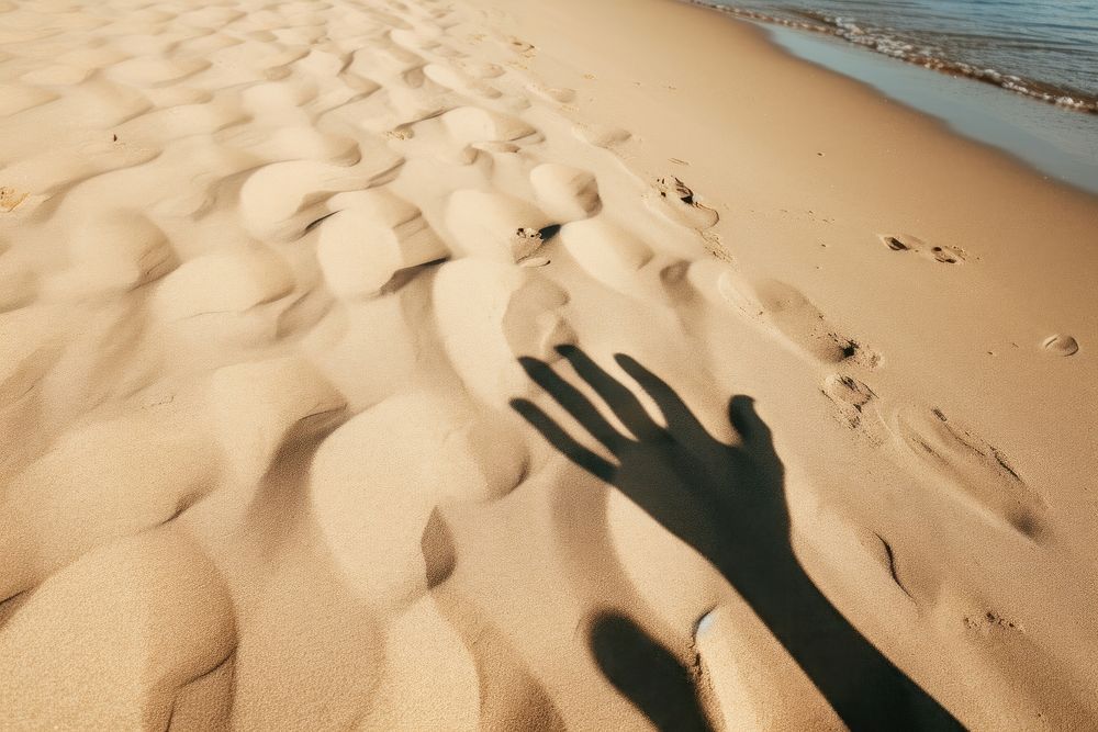 Shadow footprint outdoors nature. AI | Free Photo - rawpixel