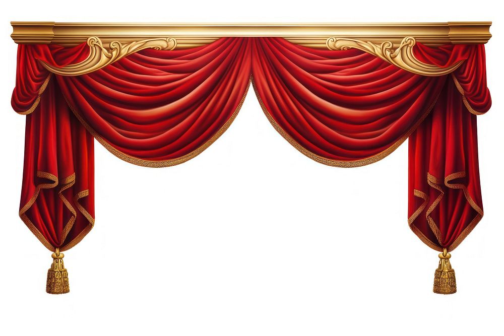 Curtain border white background architecture | Premium Photo ...